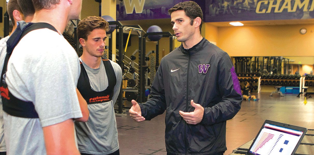 High-tech training edge - UW Tyee Club